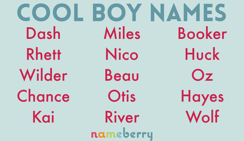 Cool Boy Names | Nameberry