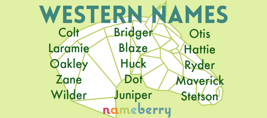 Western Names | Nameberry
